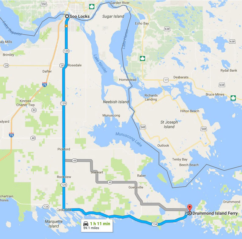 Motorcycle Routes of the Eastern Upper Peninsula