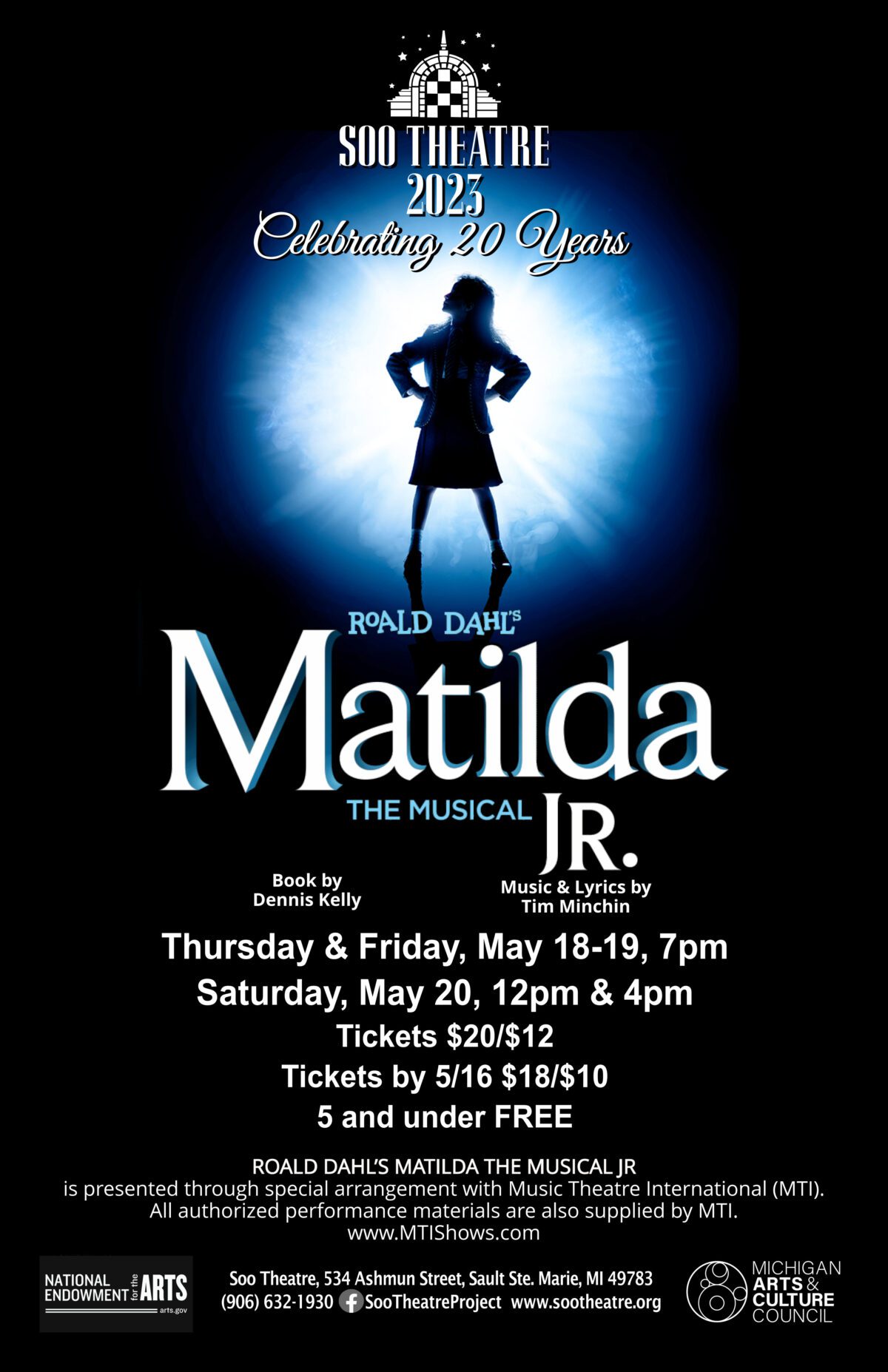Matilda The Musical Jr. - Sault Ste Marie CVB