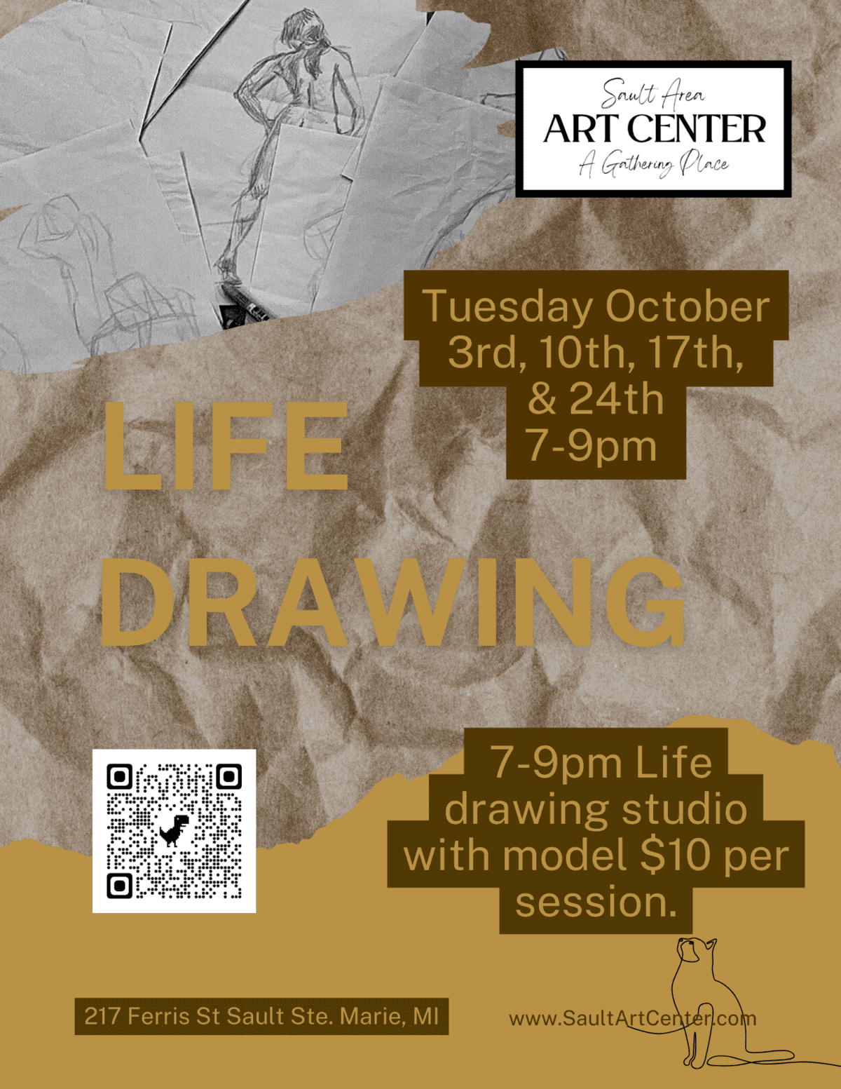 October Life Drawing Studio - Sault Ste Marie CVB